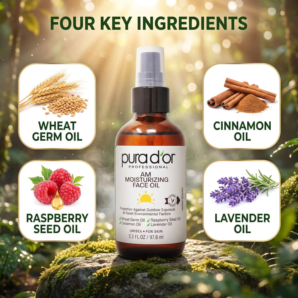 PURA D'OR oil for daily skincare