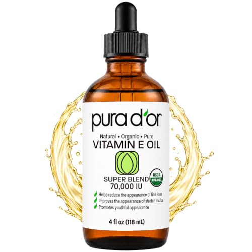 PURA D'OR vitamin E oil benefits