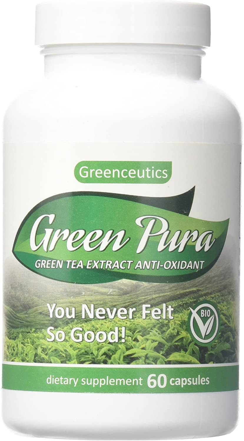 Pura green tea extract capsules