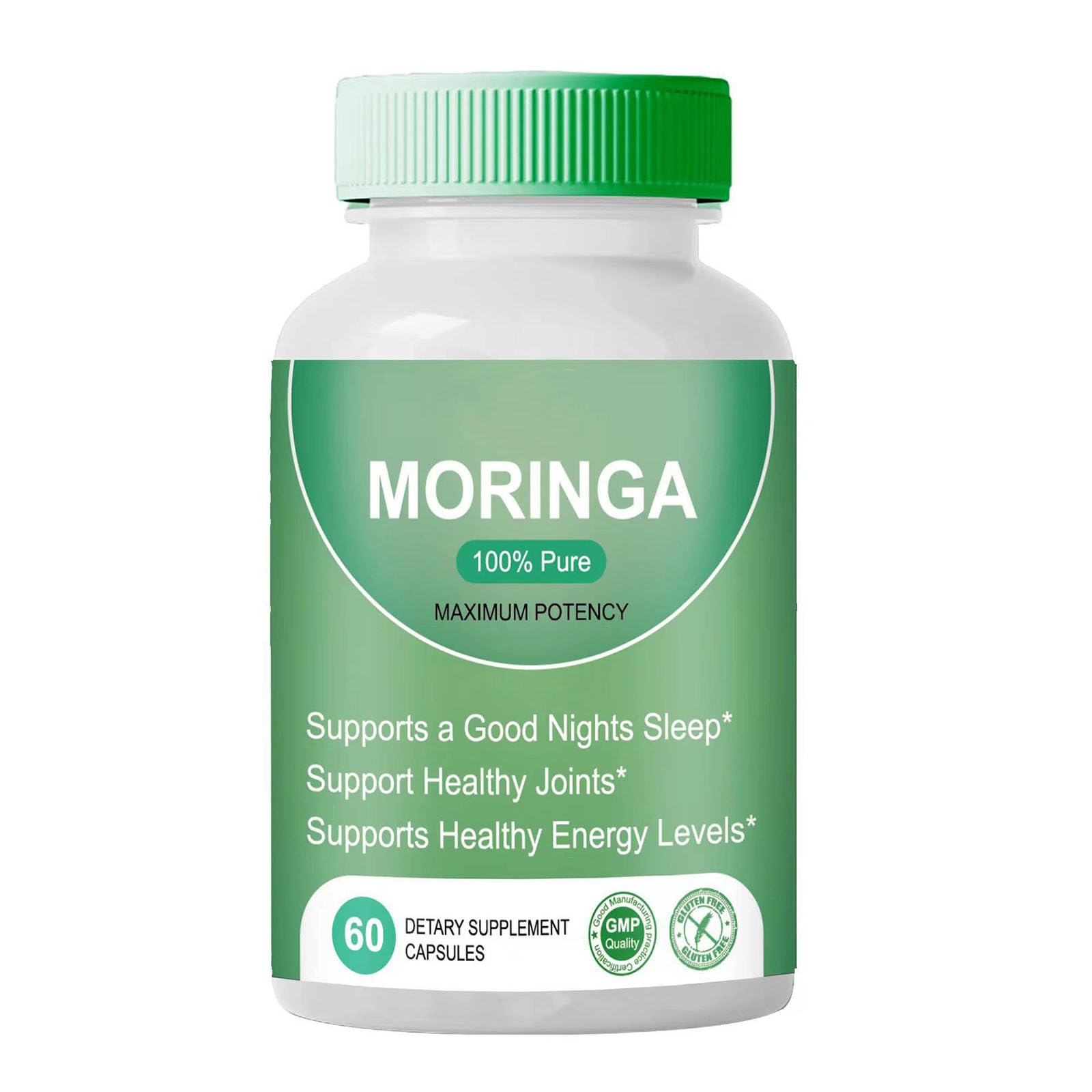 Pura Moringa Leaf capsules for energy