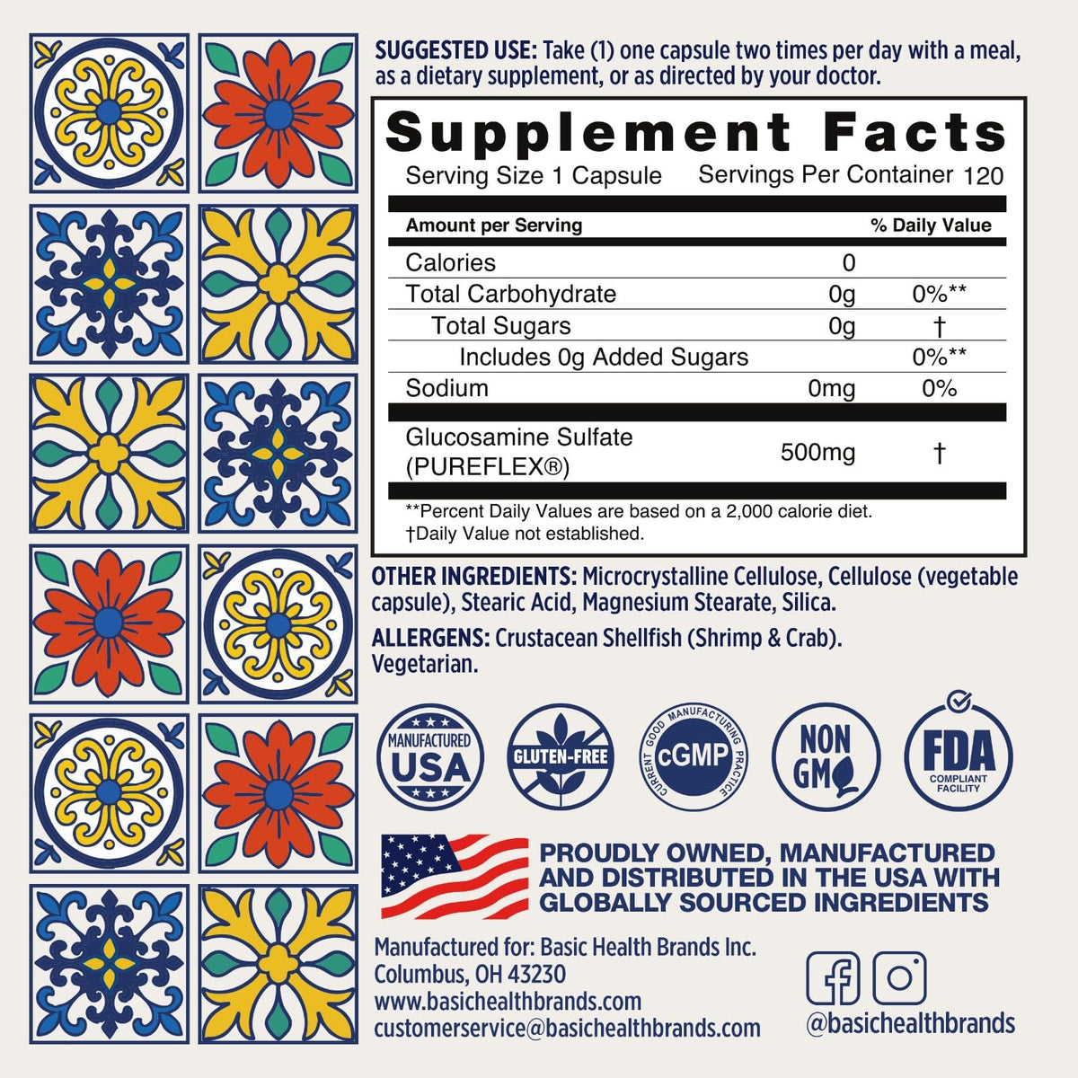 Pura Salud glucosamine for active lifestyle