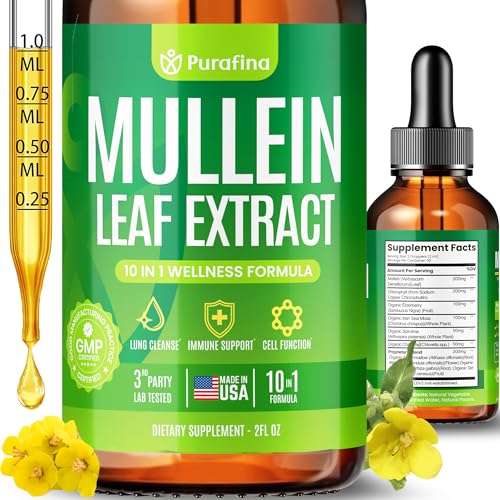 Purafina Mullein leaf extract benefits