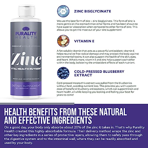 Purality Health zinc benefits