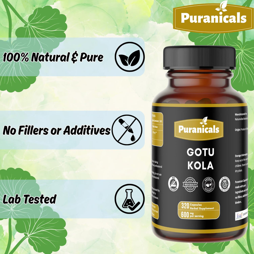 Puranicals Gotu Kola for vitality