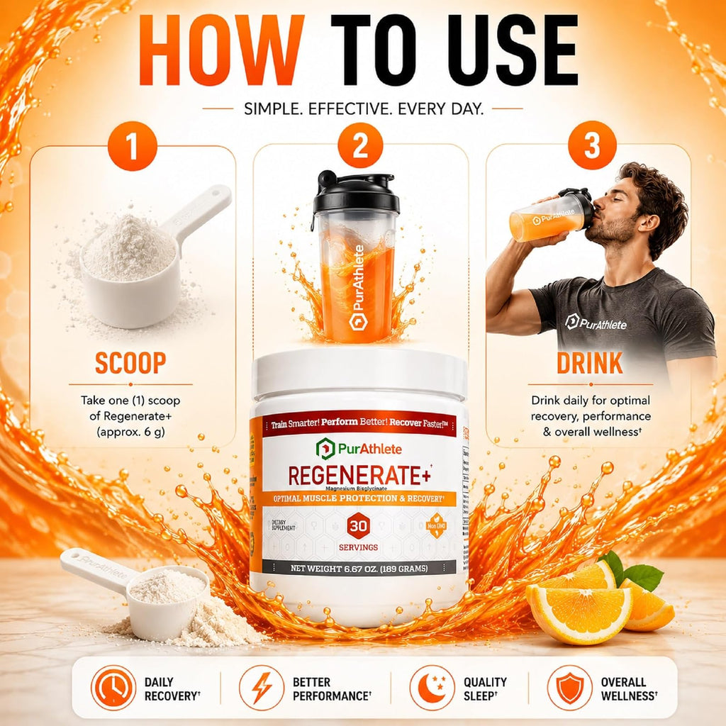 PurAthlete magnesium bisglycinate for energy support
