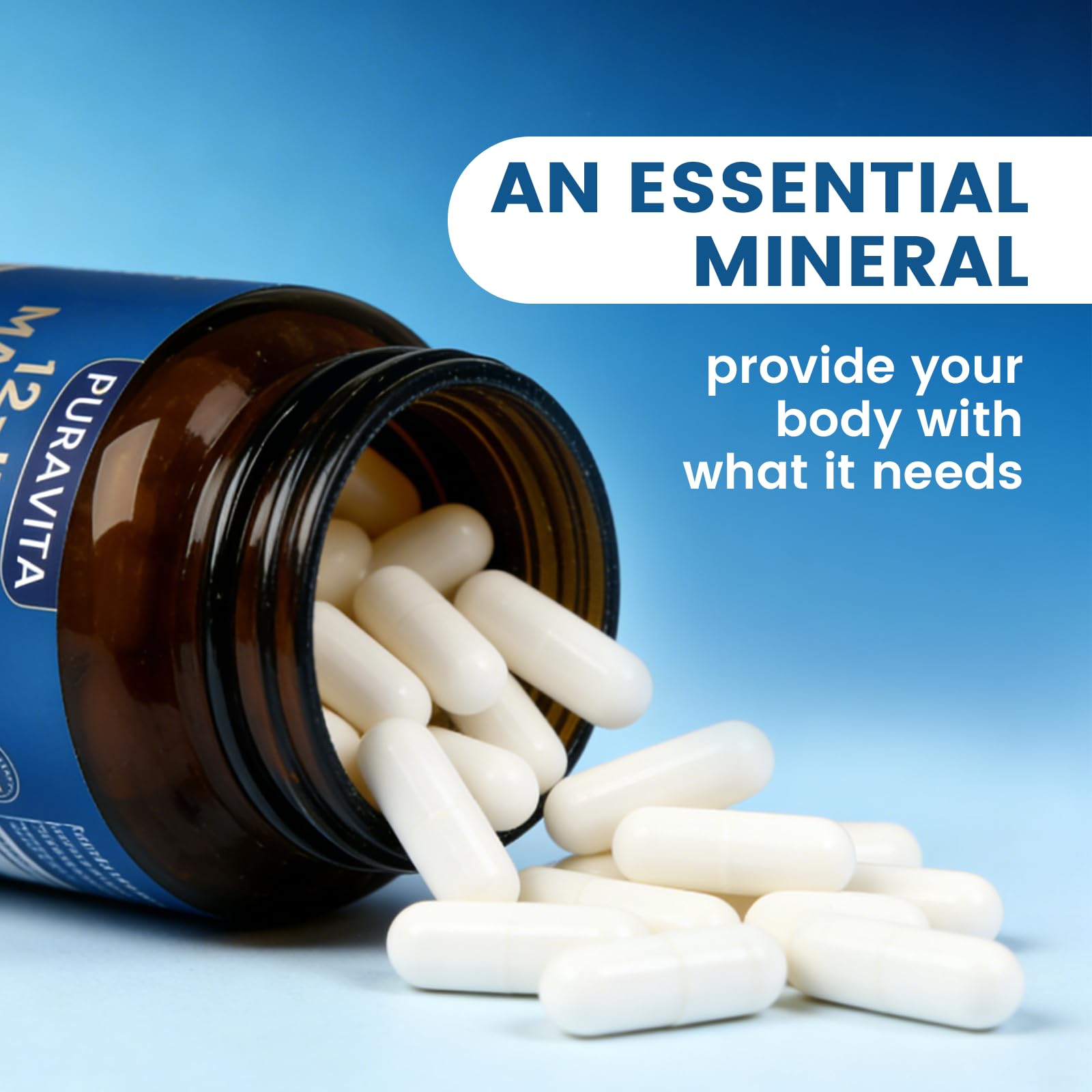 PURAVITA magnesium complex supports bone strength