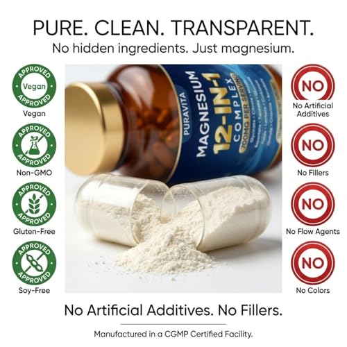 Puravita magnesium for bone strength
