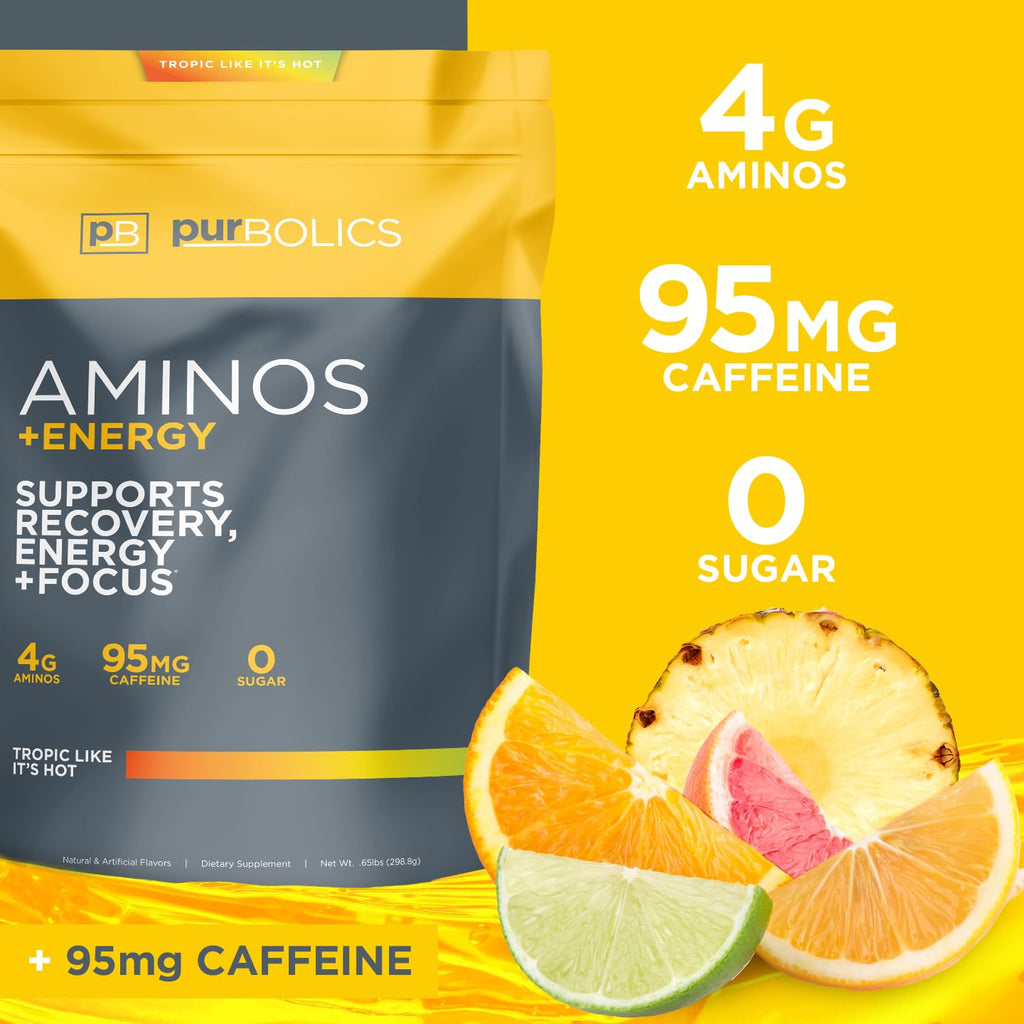 Purbolics Aminos + Energy for workouts