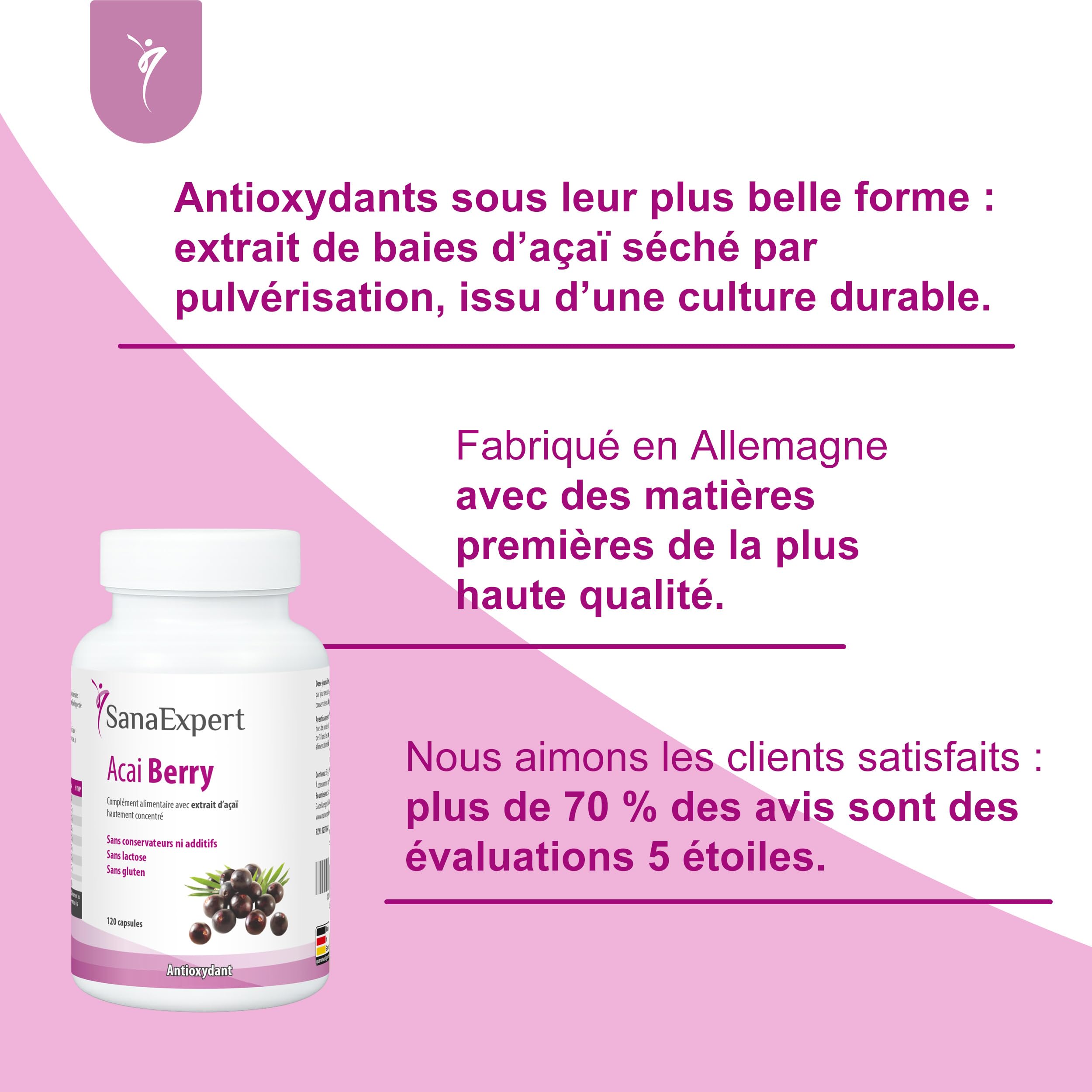 pure açaí berry extract capsules