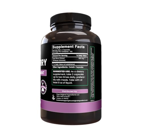 pure acai berry supplement benefits