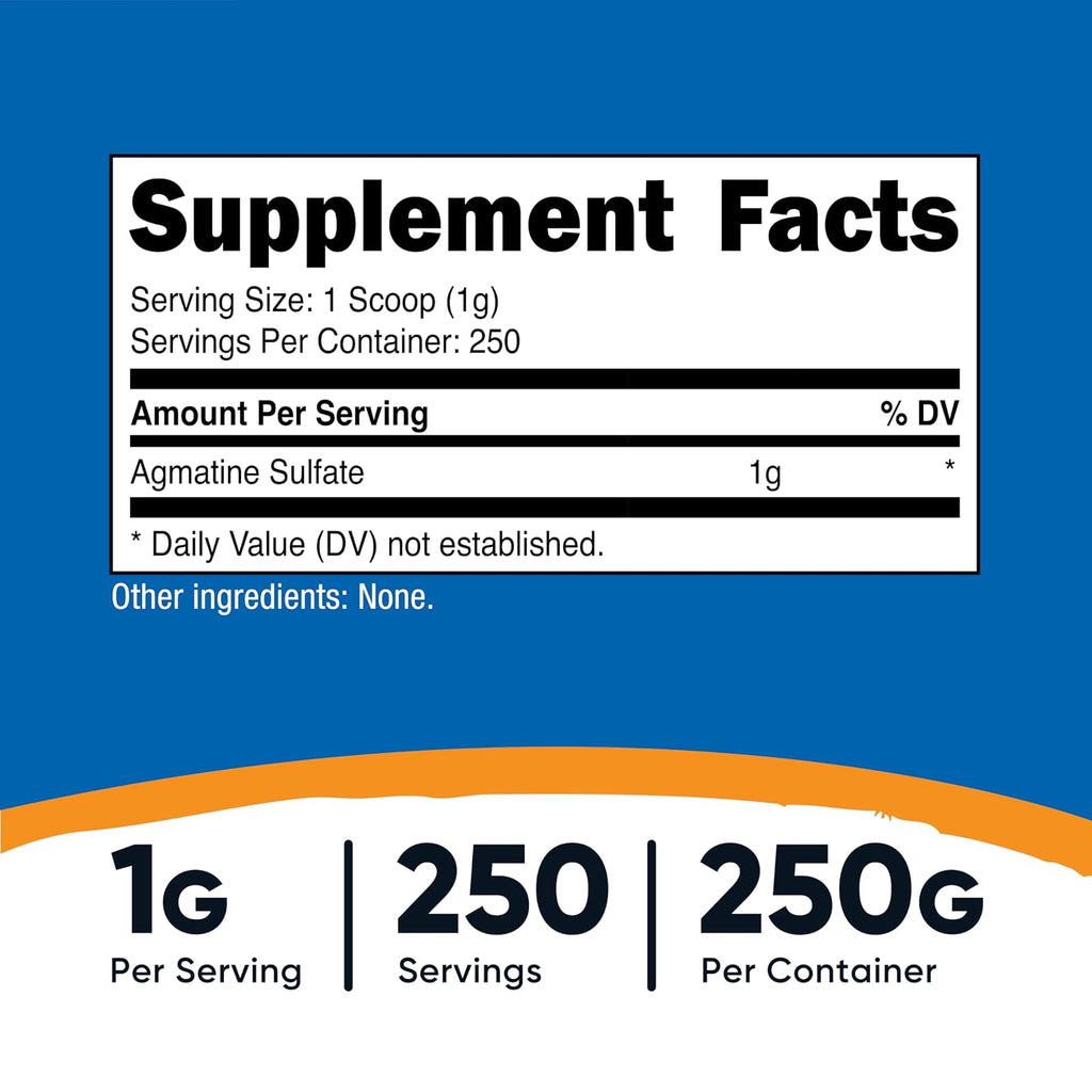 pure agmatine sulfate for energy