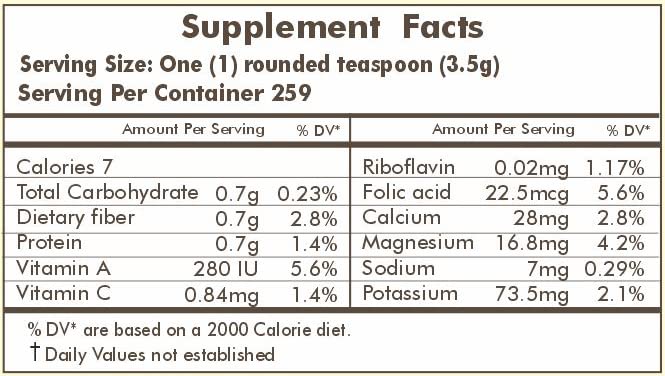 pure alfalfa for natural energy boost