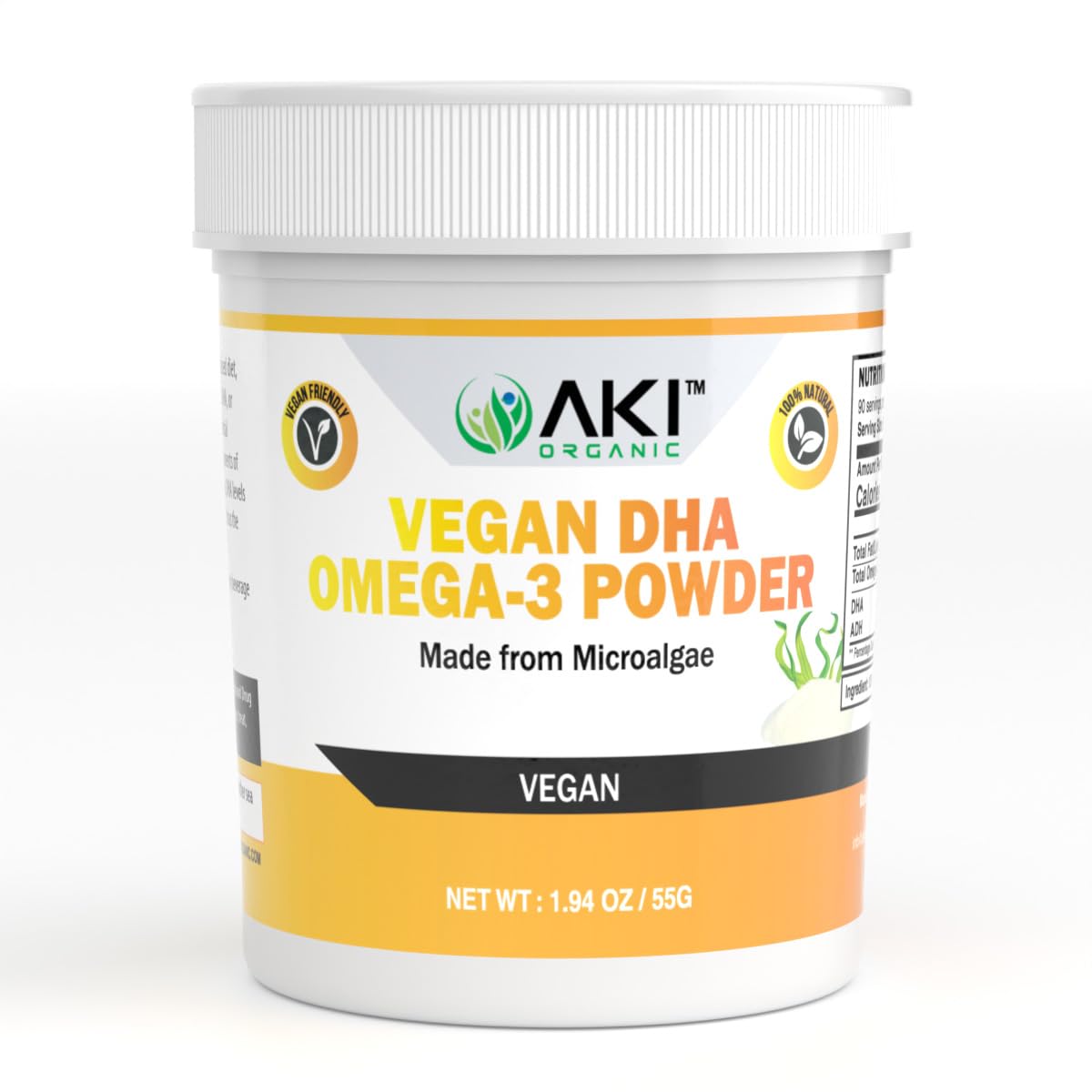 pure algae omega supplement powder