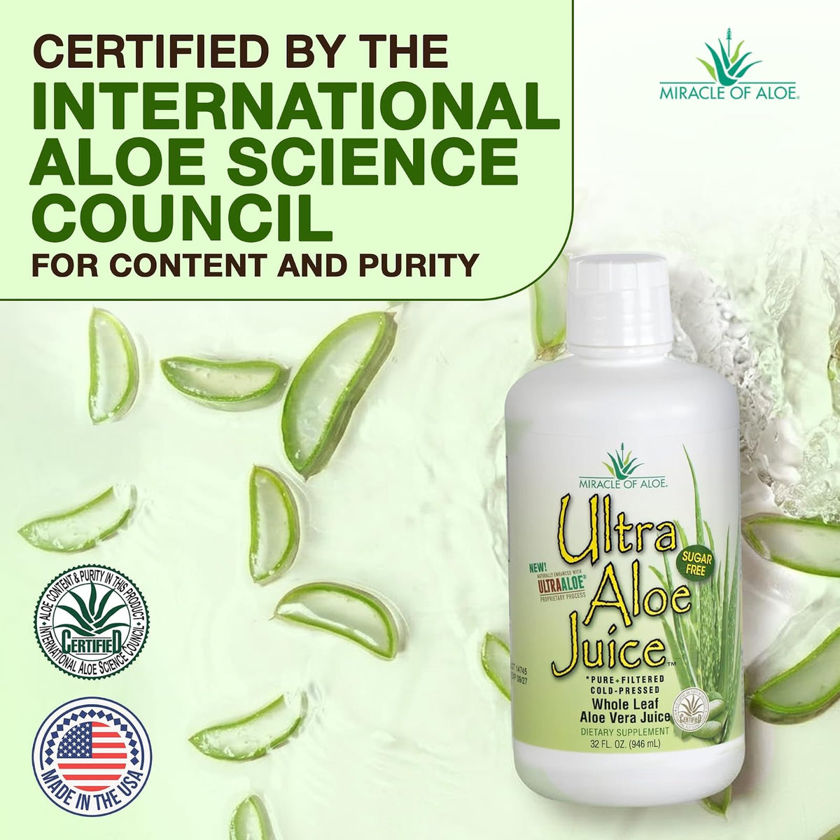 Pure aloe vera juice for digestion
