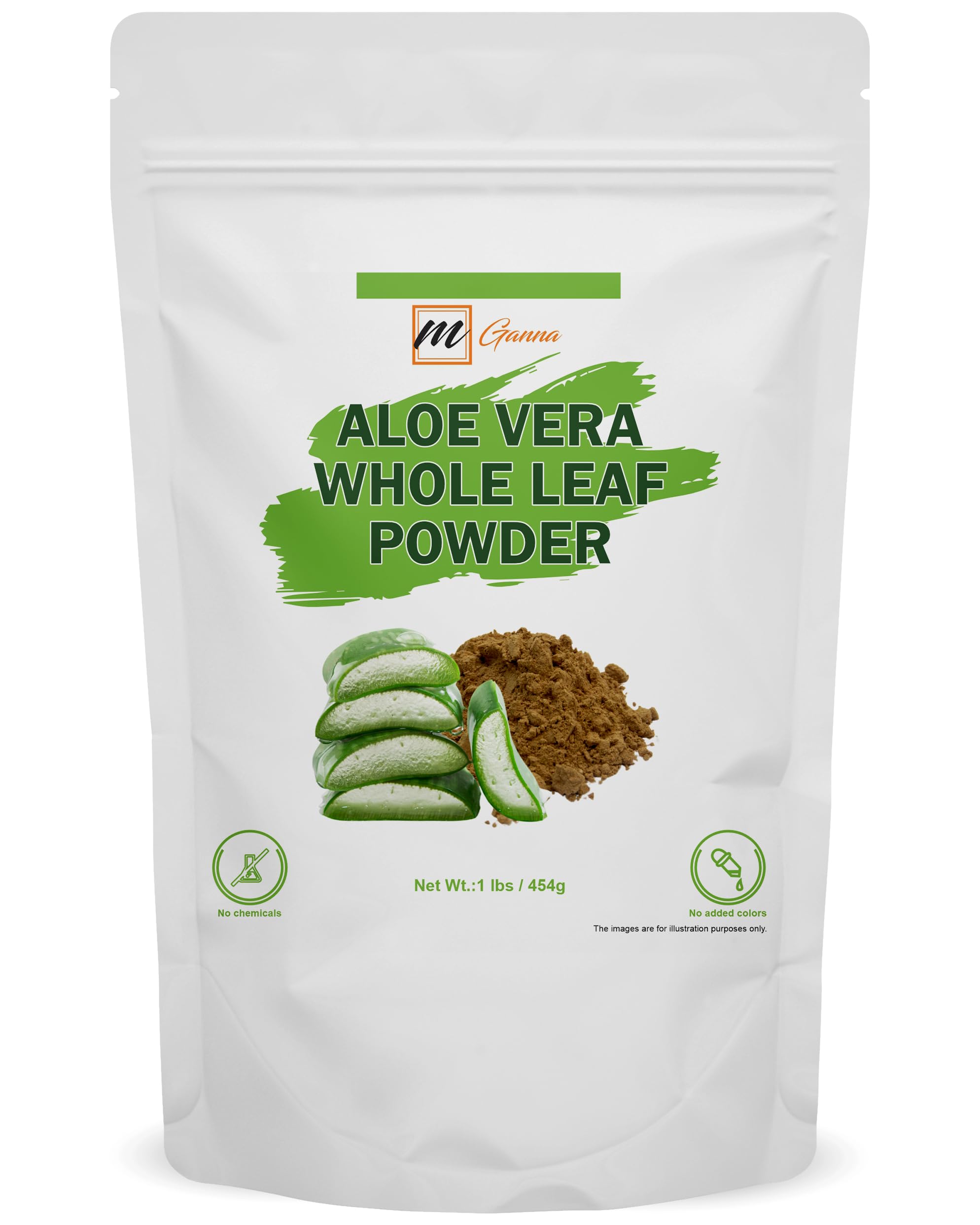 pure aloe vera leaf powder