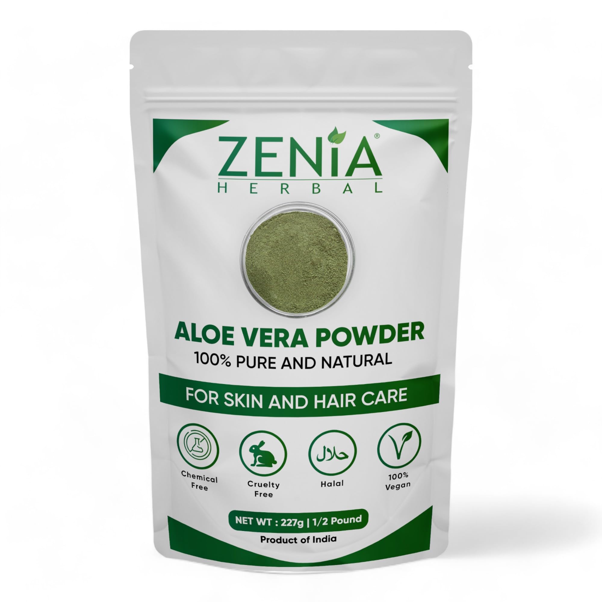 pure aloe vera powder for skin