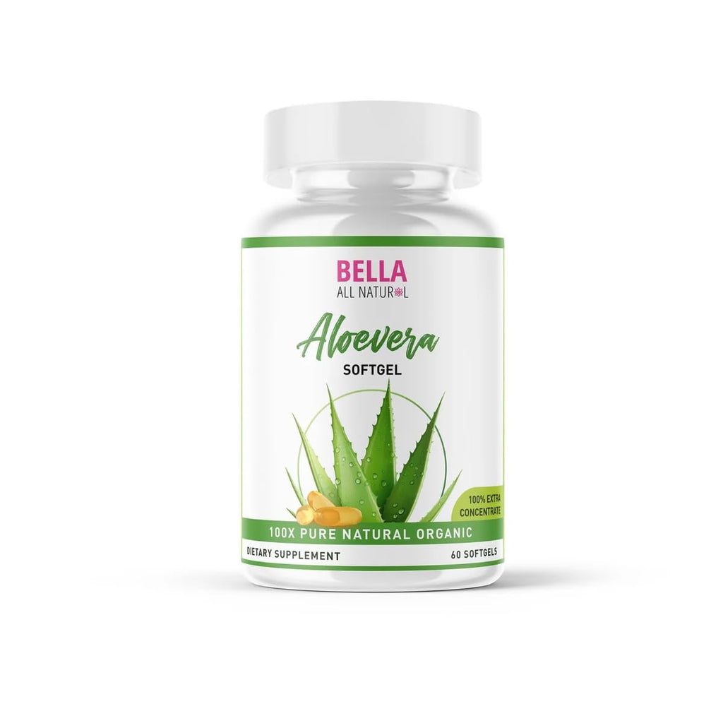 pure aloe vera softgels for wellness