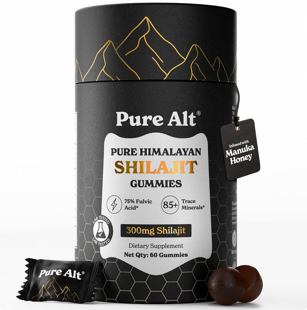 PURE ALT Shilajit gummies for energy