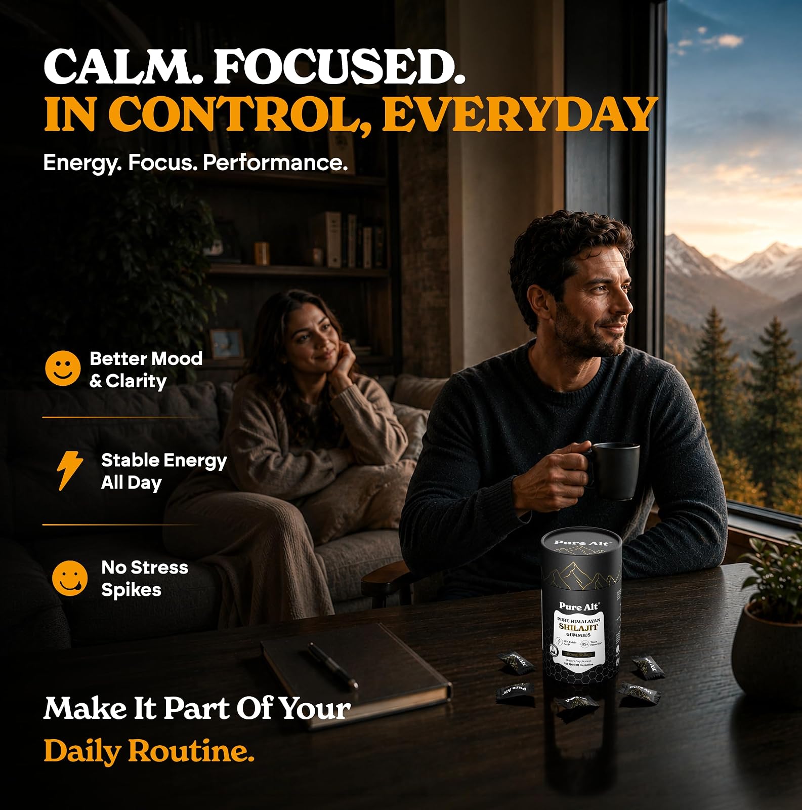 PURE ALT Shilajit gummies for recovery