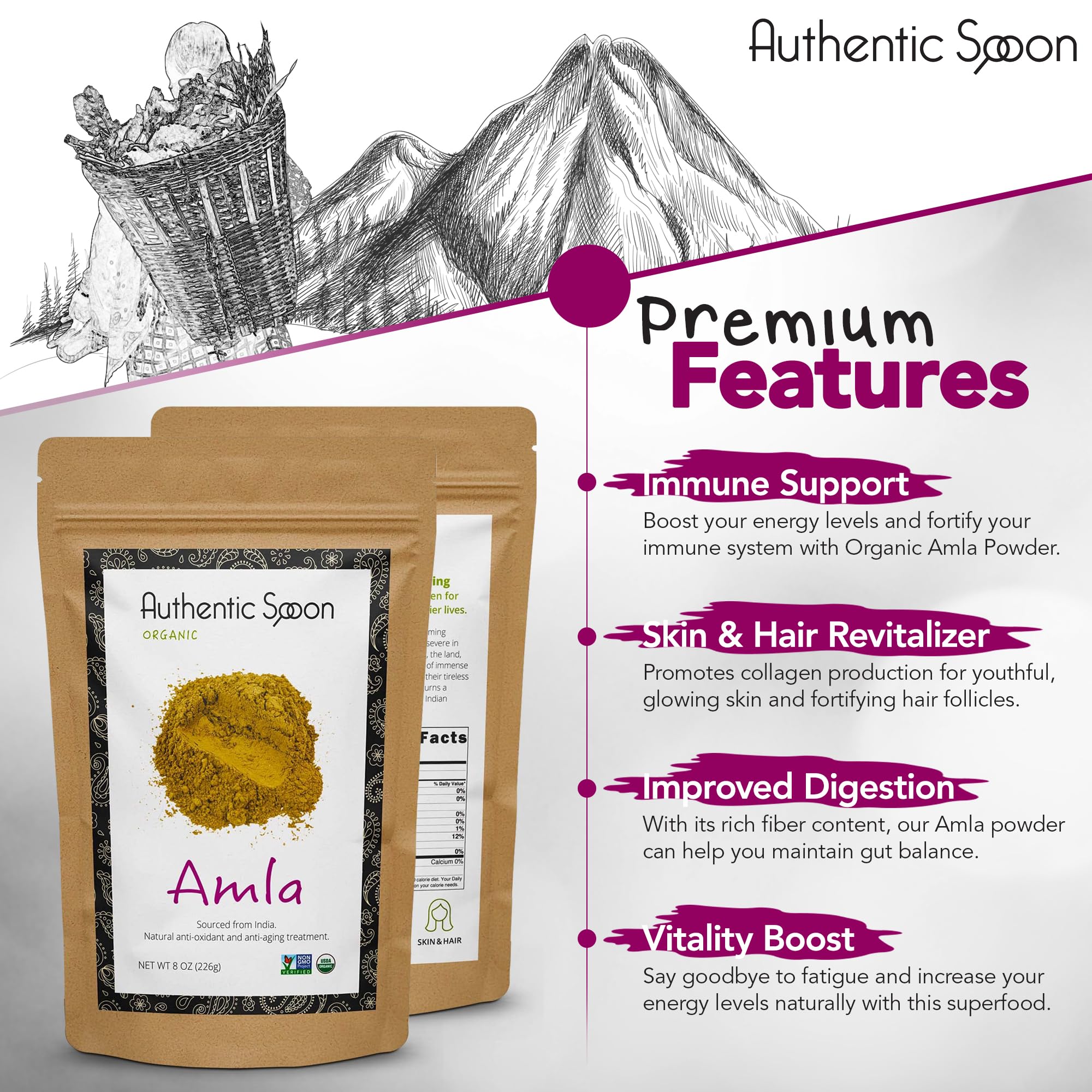 pure amla powder for health