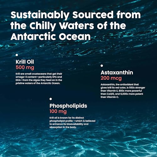 pure Antarctic krill oil capsules