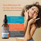 pure argan oil for hair care