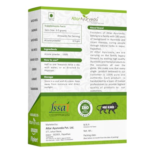 pure arjuna powder for vitality