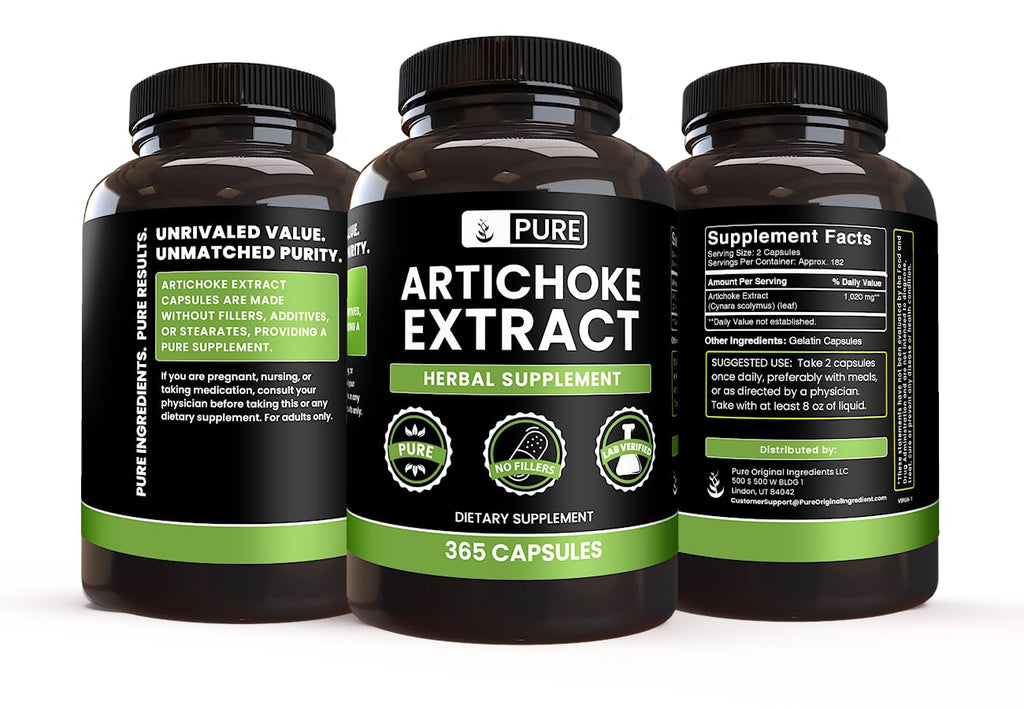pure artichoke capsules for digestion