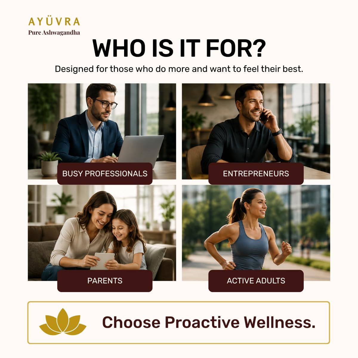 Pure Ashwagandha capsules for mood support
