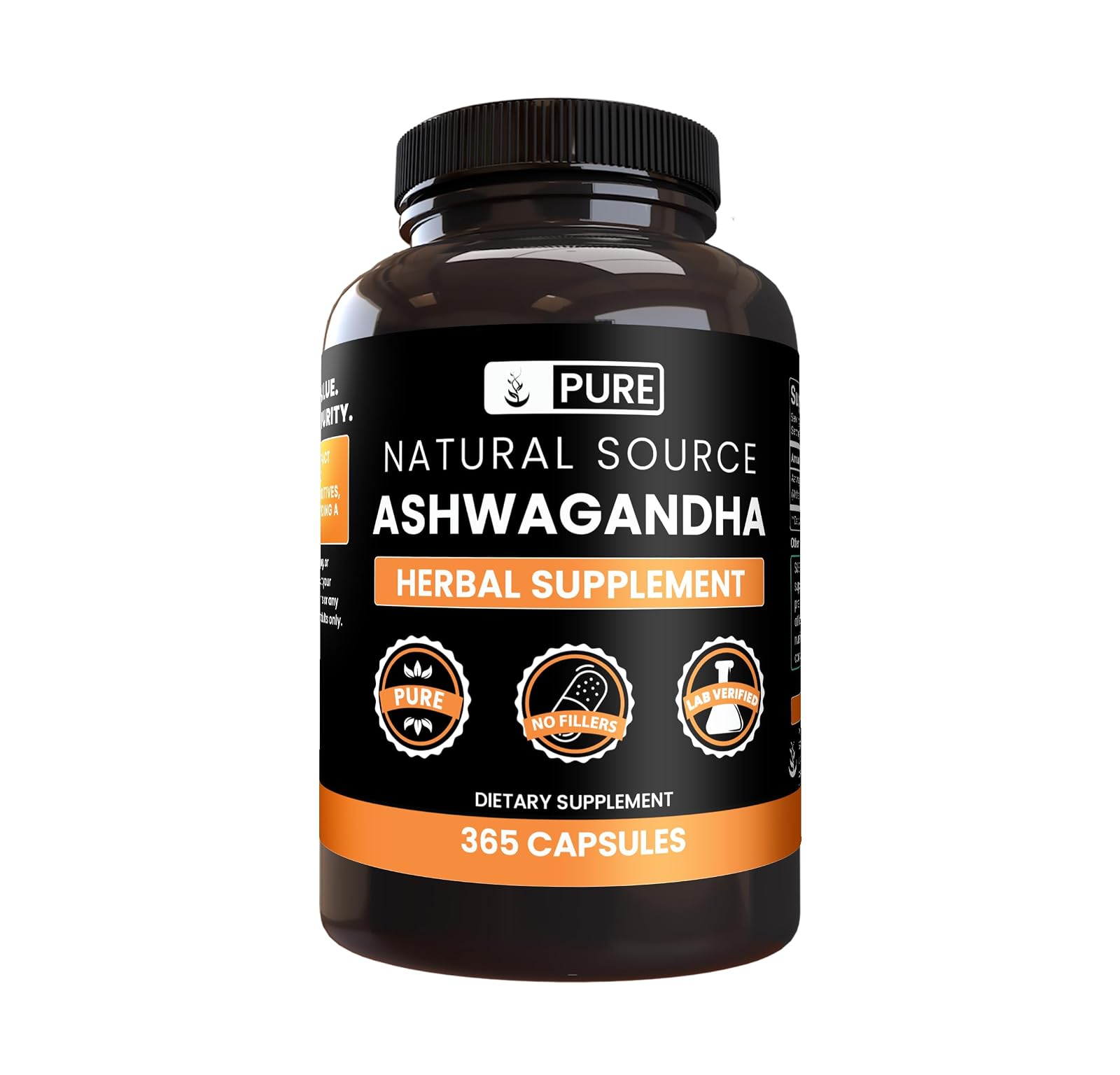 pure ashwagandha capsules for stress relief