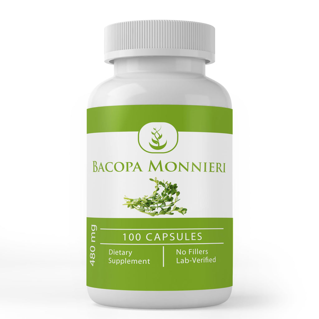 pure bacopa monnieri supplement capsules