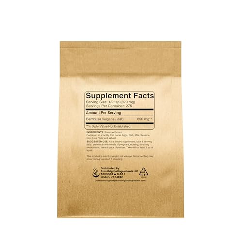 pure bamboo extract for health