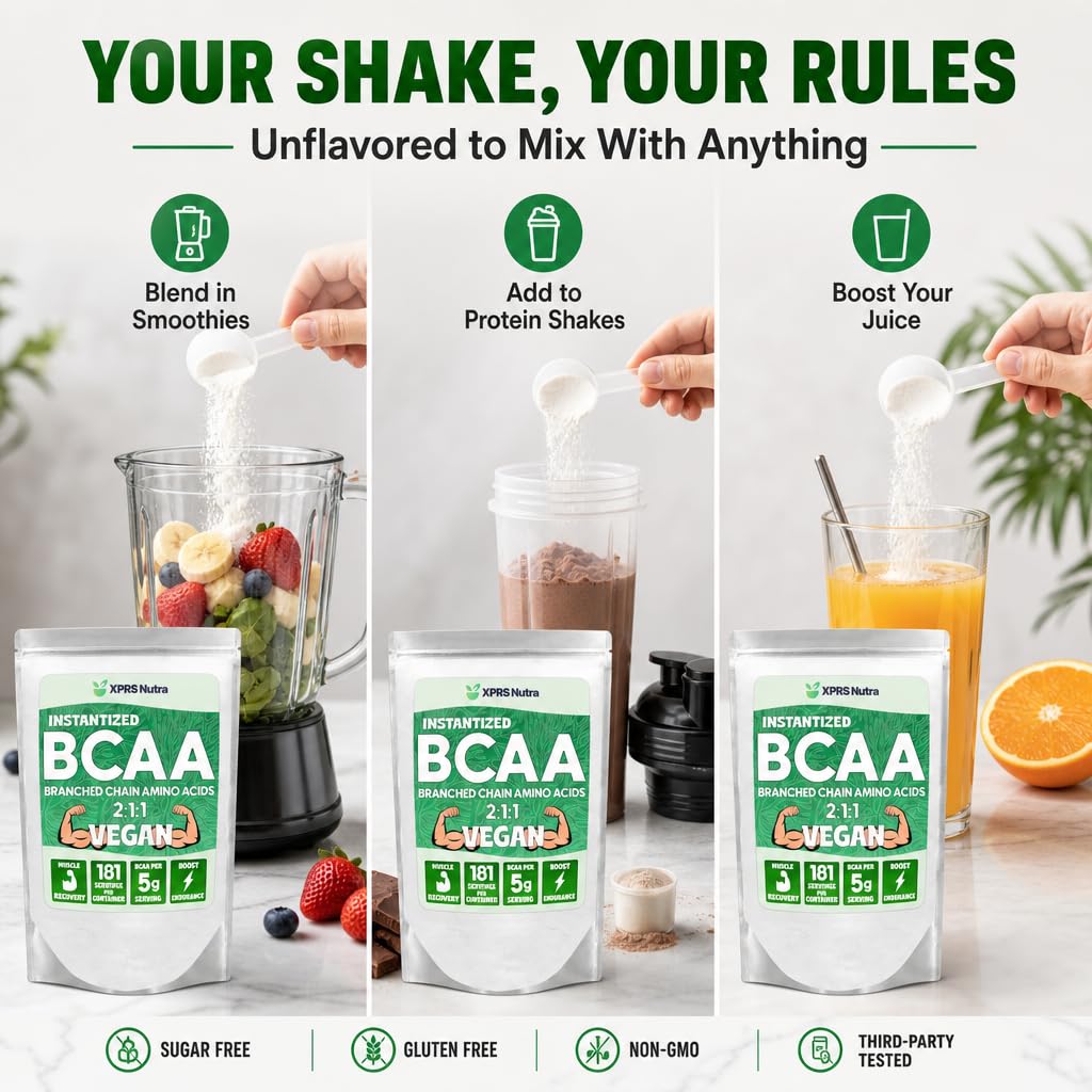 pure bcaa powder for muscle support