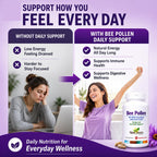 Pure Bee Pollen dietary supplement benefits