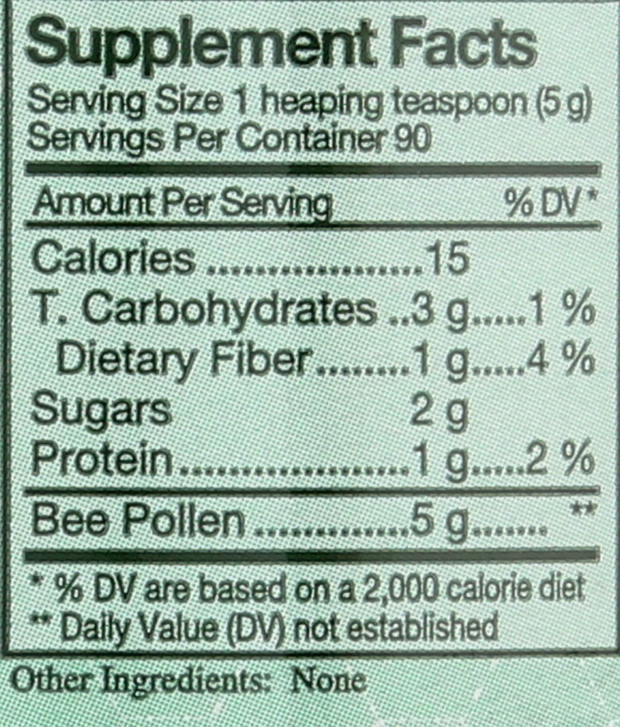 pure bee pollen for energy