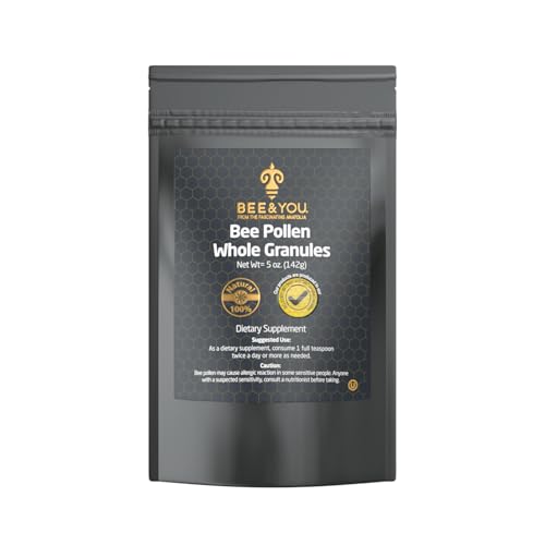 pure bee pollen granules supplement