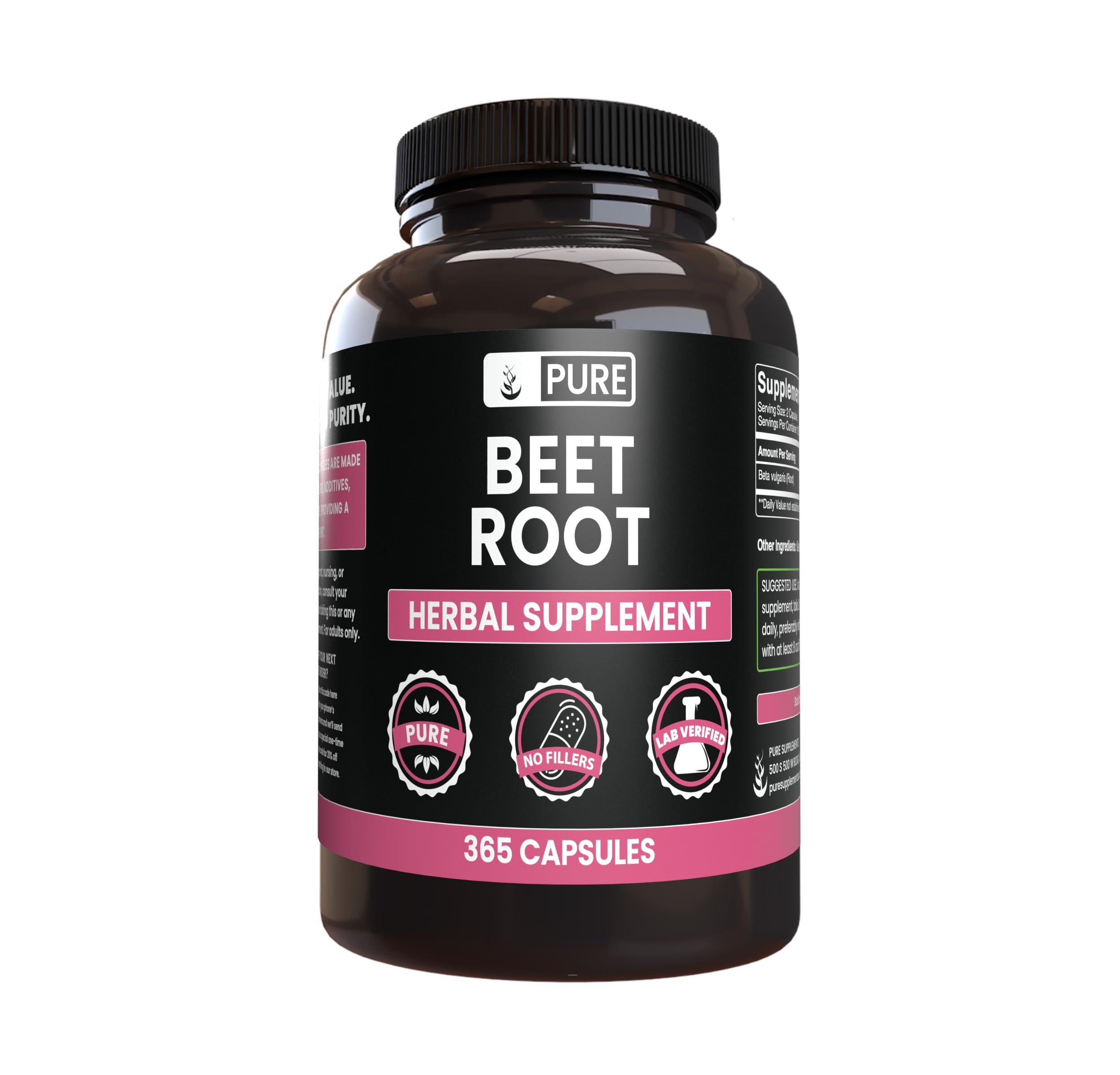 pure beet root capsules for energy
