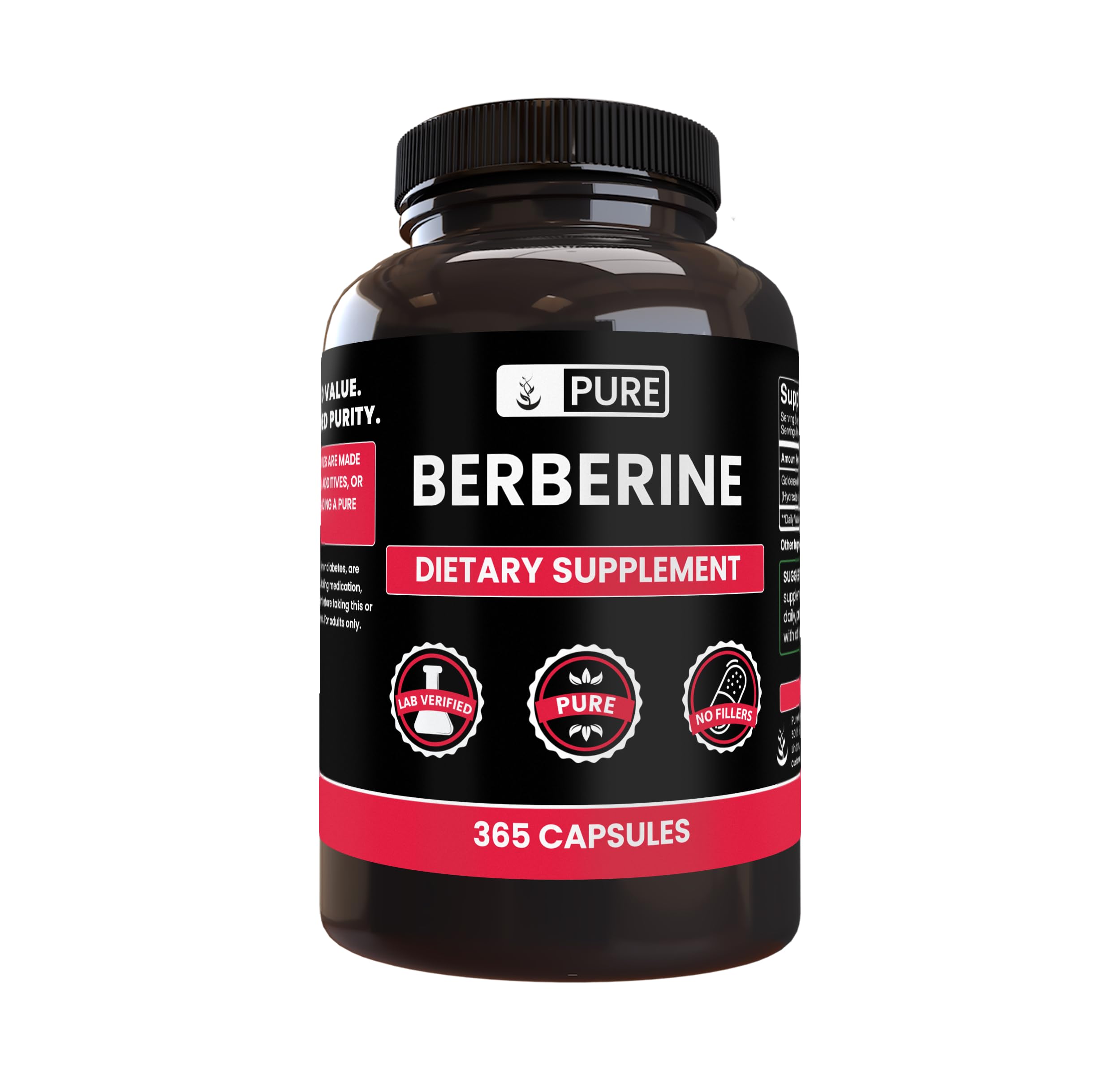 pure berberine blended vitamin supplements