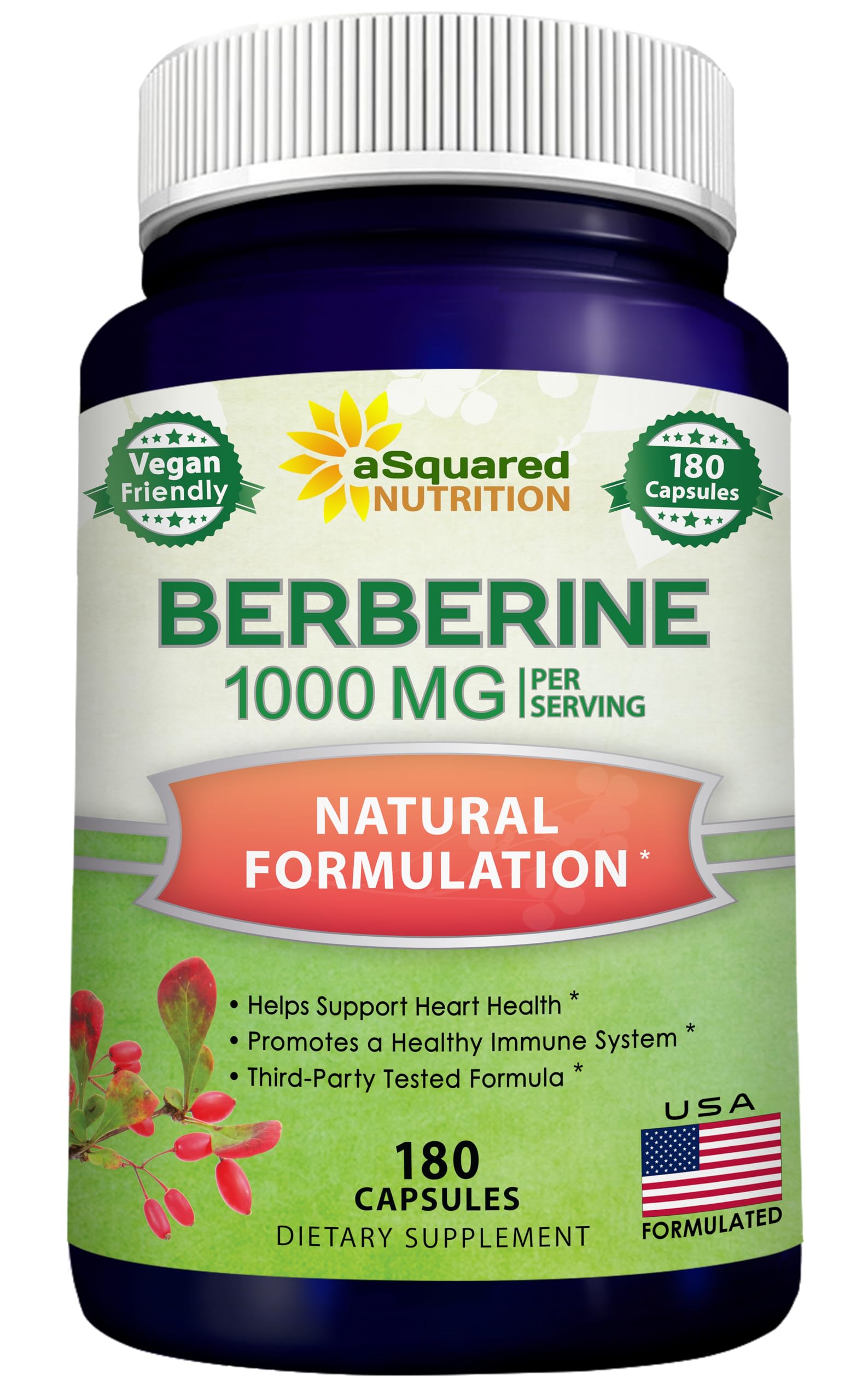 pure berberine capsules for health