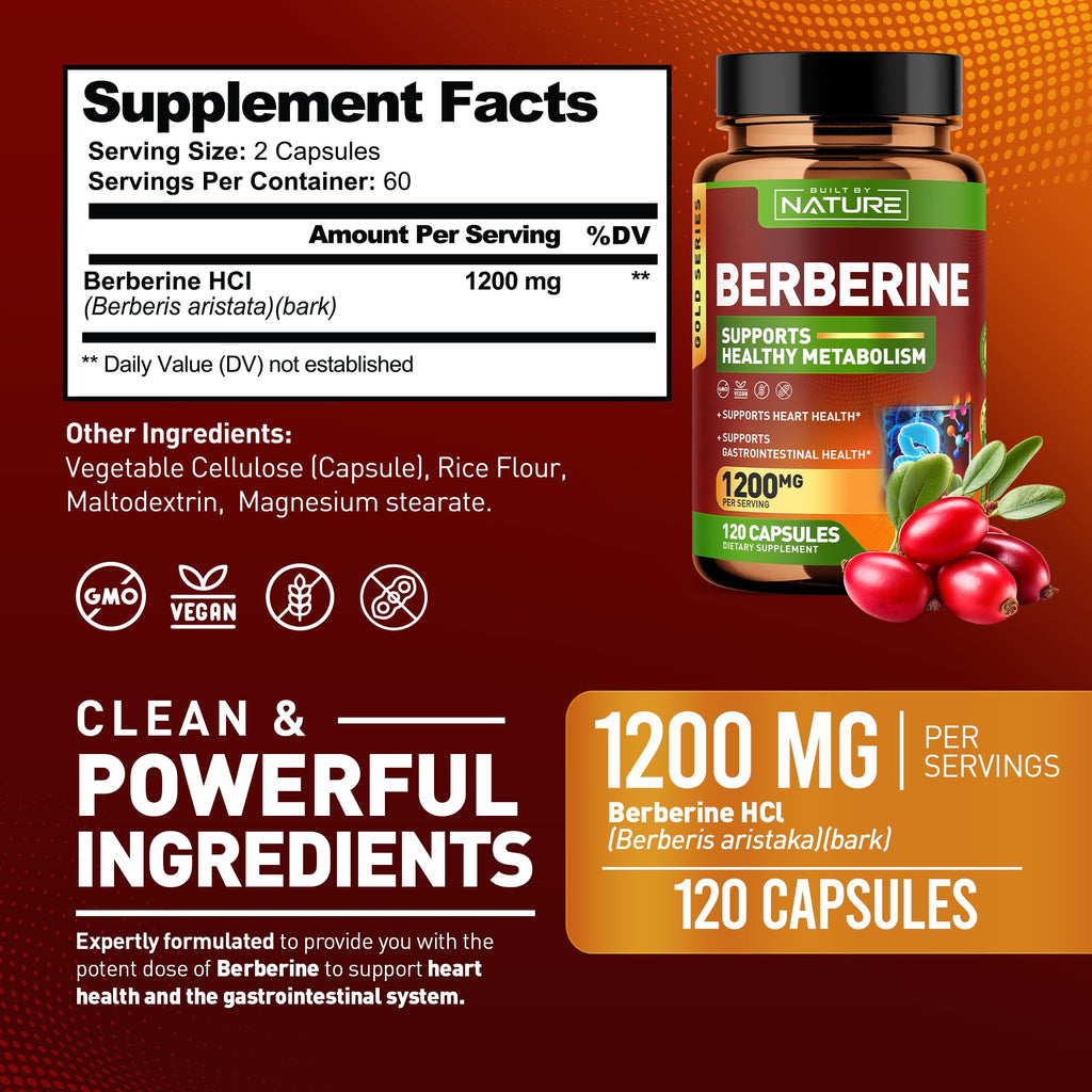 pure berberine for heart support