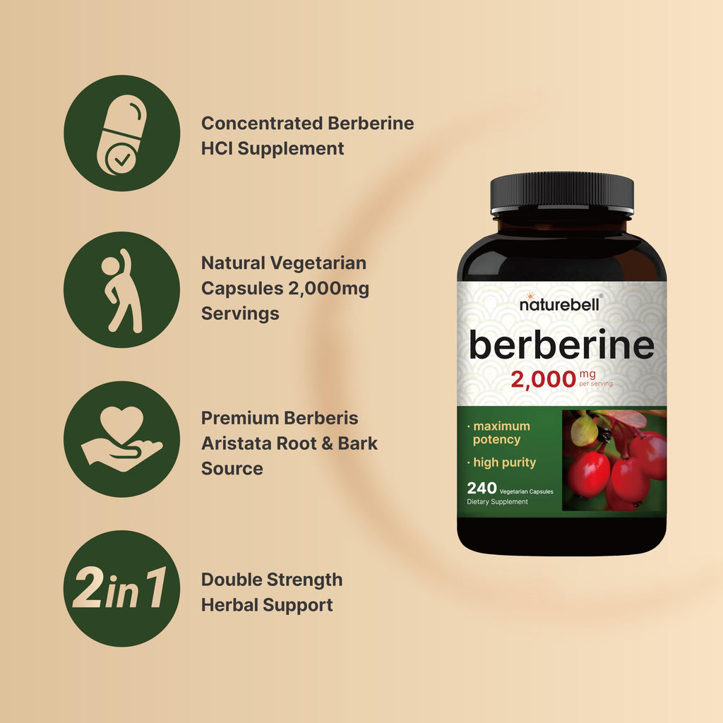 Pure berberine HCL for optimal health