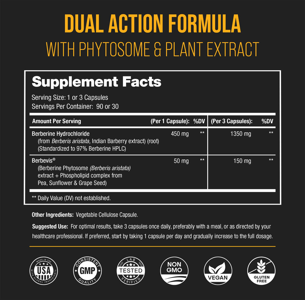 pure berberine supplement for vitality