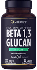 pure beta glucan supplement capsules