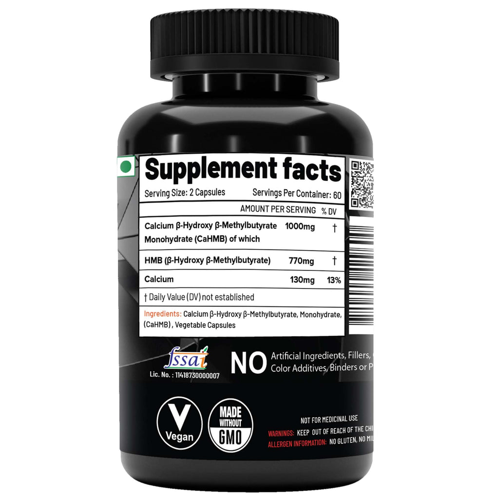 Pure Beta-Hydroxy Beta-Methylbutyrate capsules