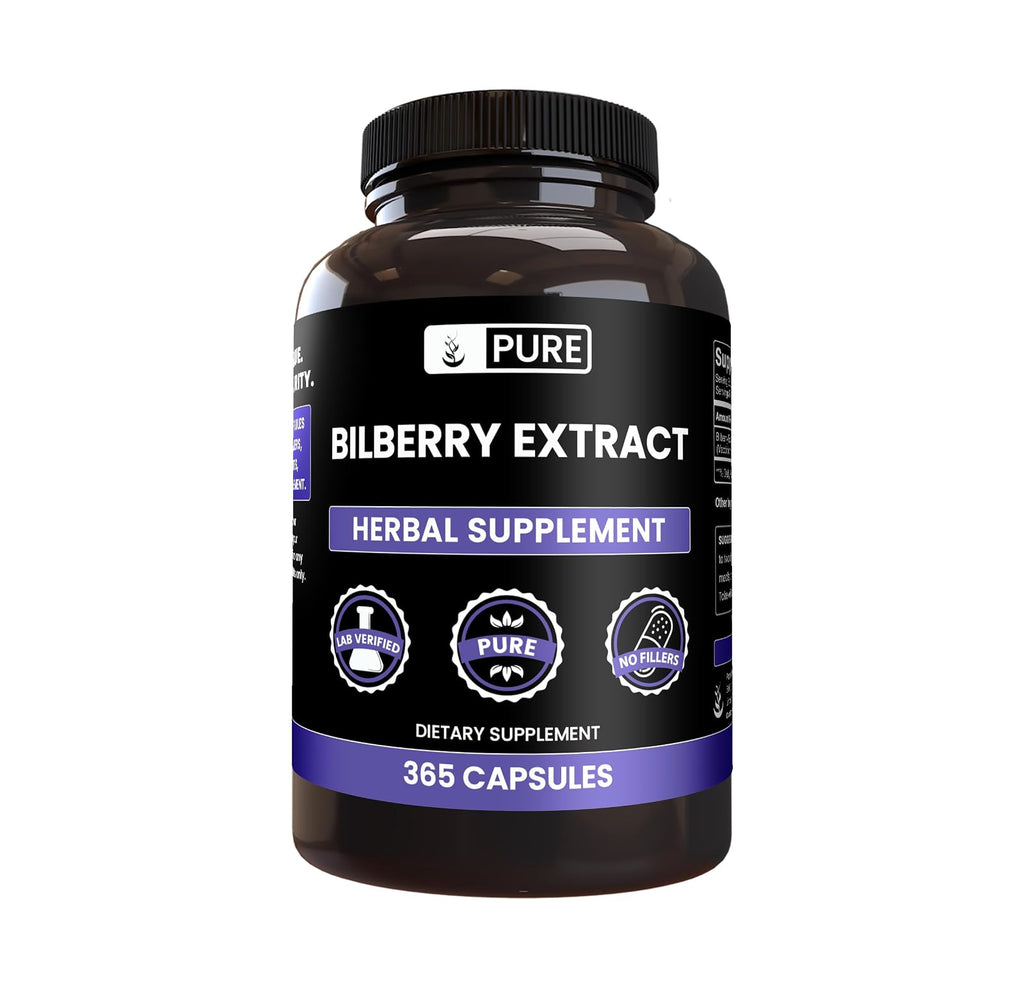 pure bilberry extract capsules