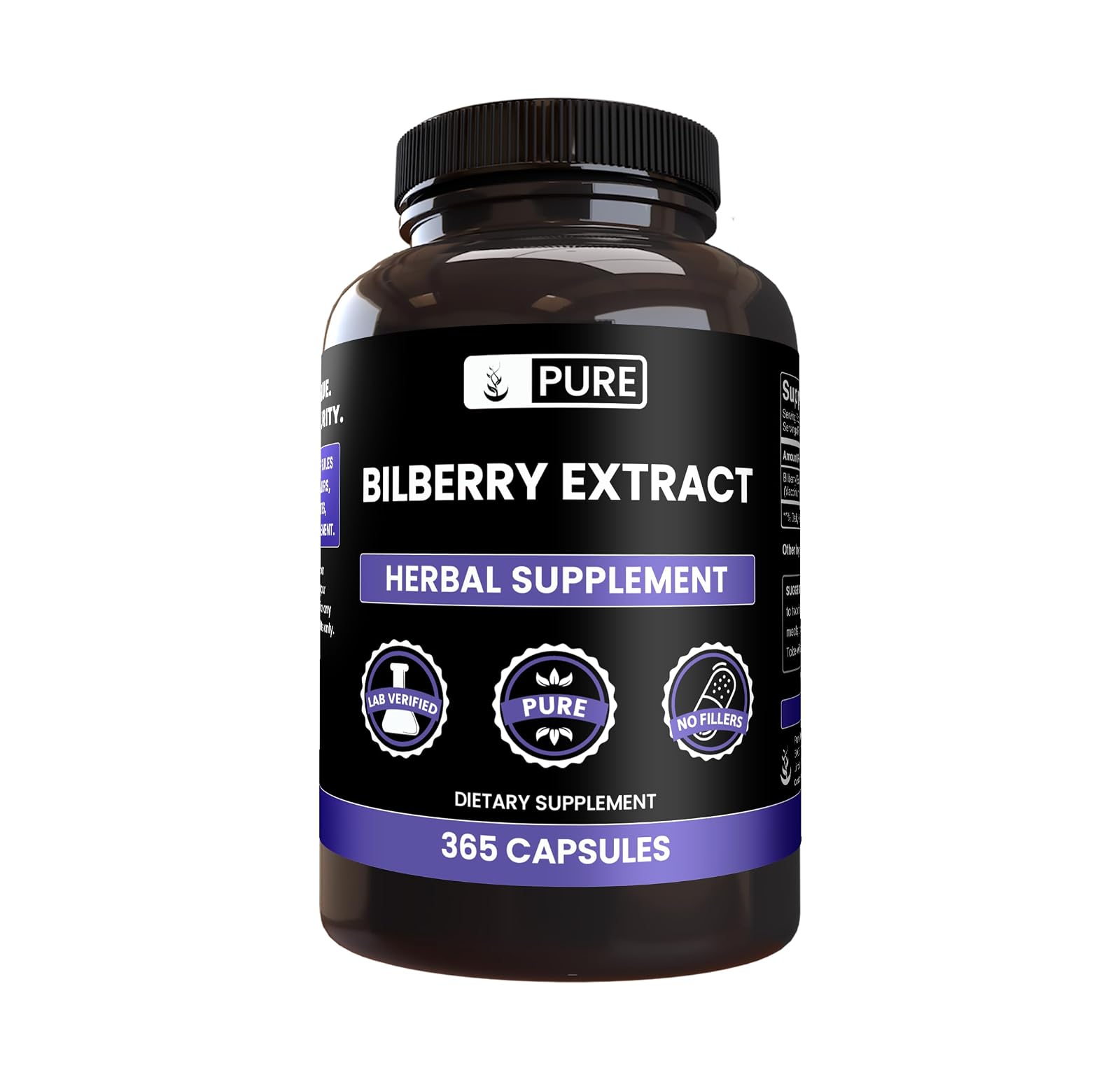 pure bilberry extract capsules