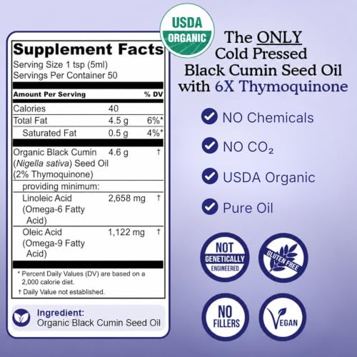 pure black cumin seed oil for cooking