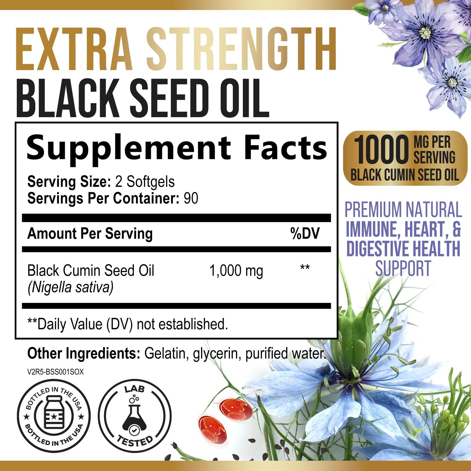 pure black cumin seed oil