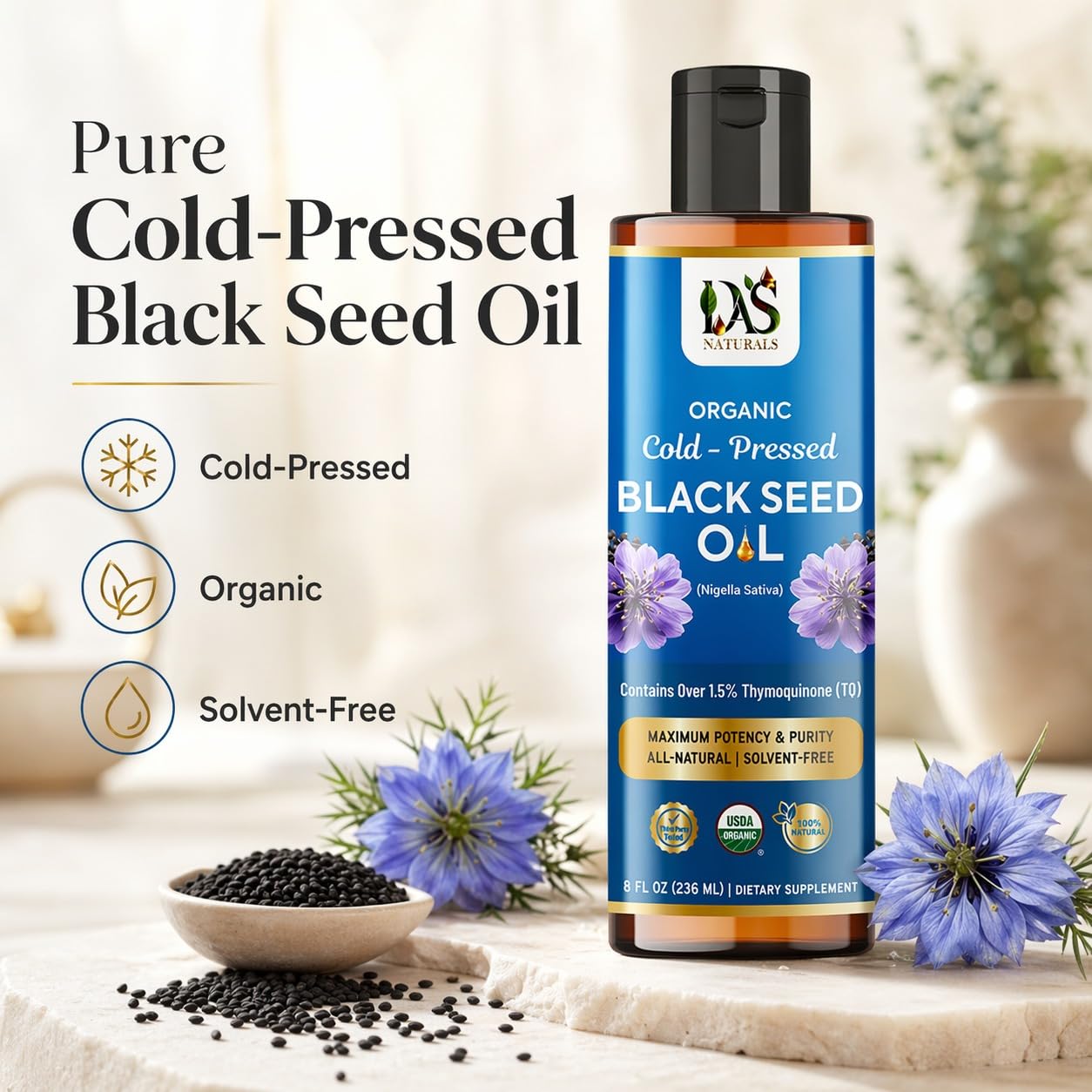 pure black seed oil for health