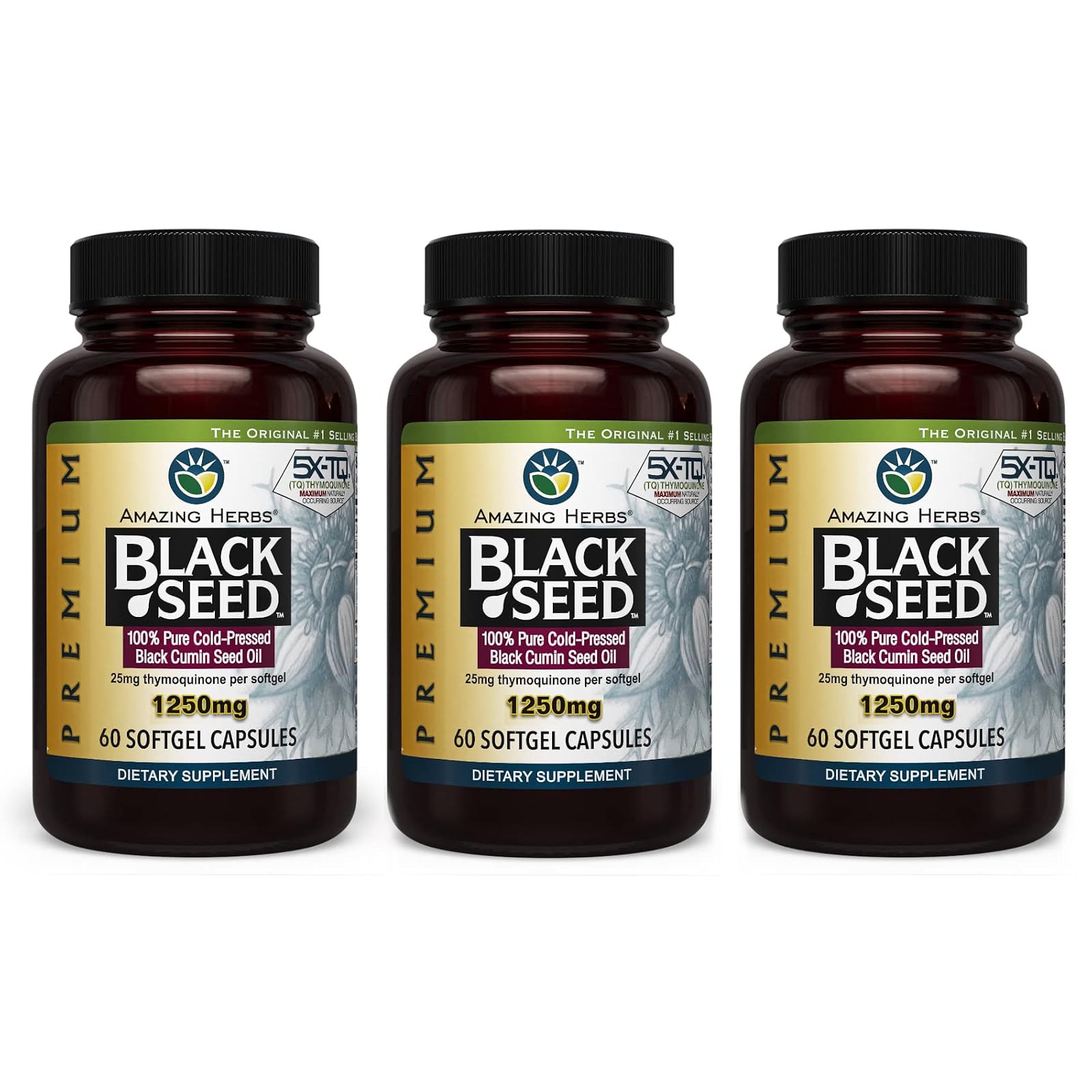 pure black seed oil softgels